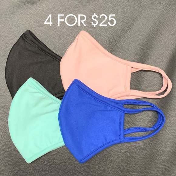 Other | Double Layer Face Mask Men Women 4 For 25 | Poshmark